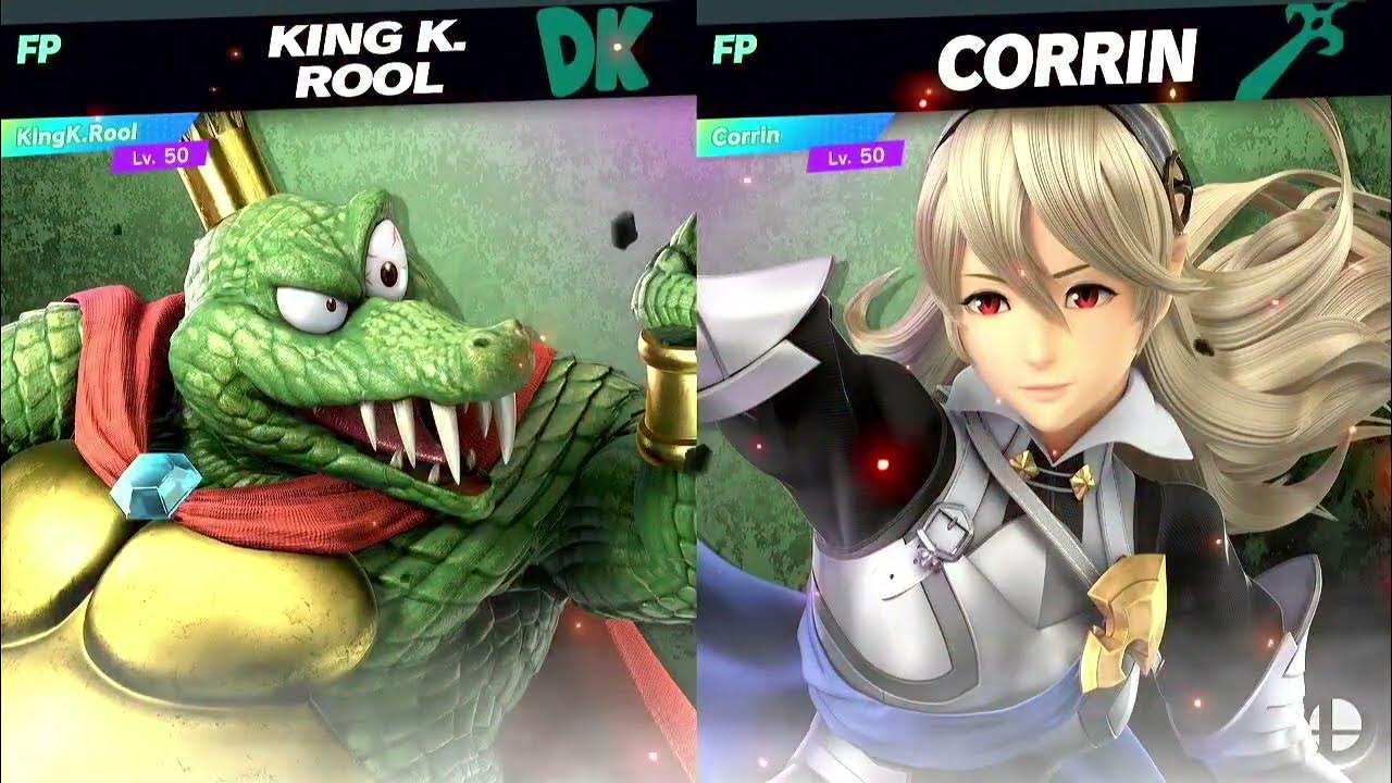 Super Smash Bros Ultimate Amiibo Fights EX K Rool vs Corrin - YouTube