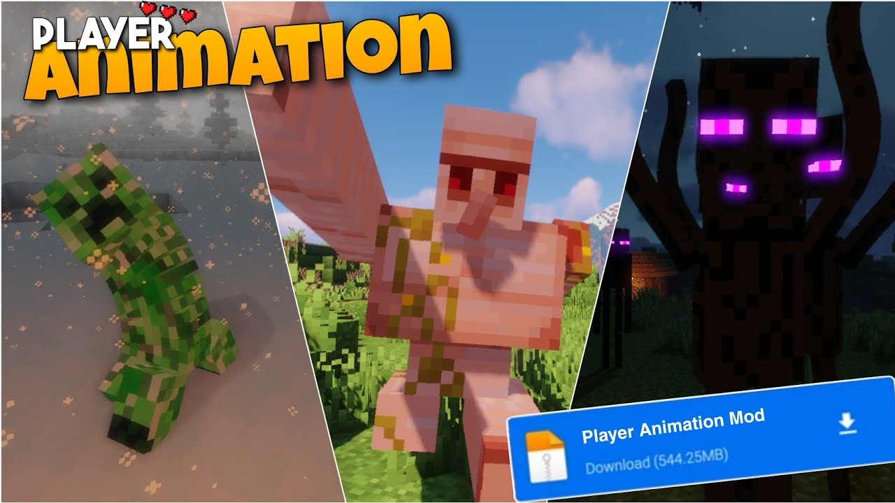 Minecraft Trailer animation mod for Mcpe🔥 ( 1.21+) | Animation Mod For ...