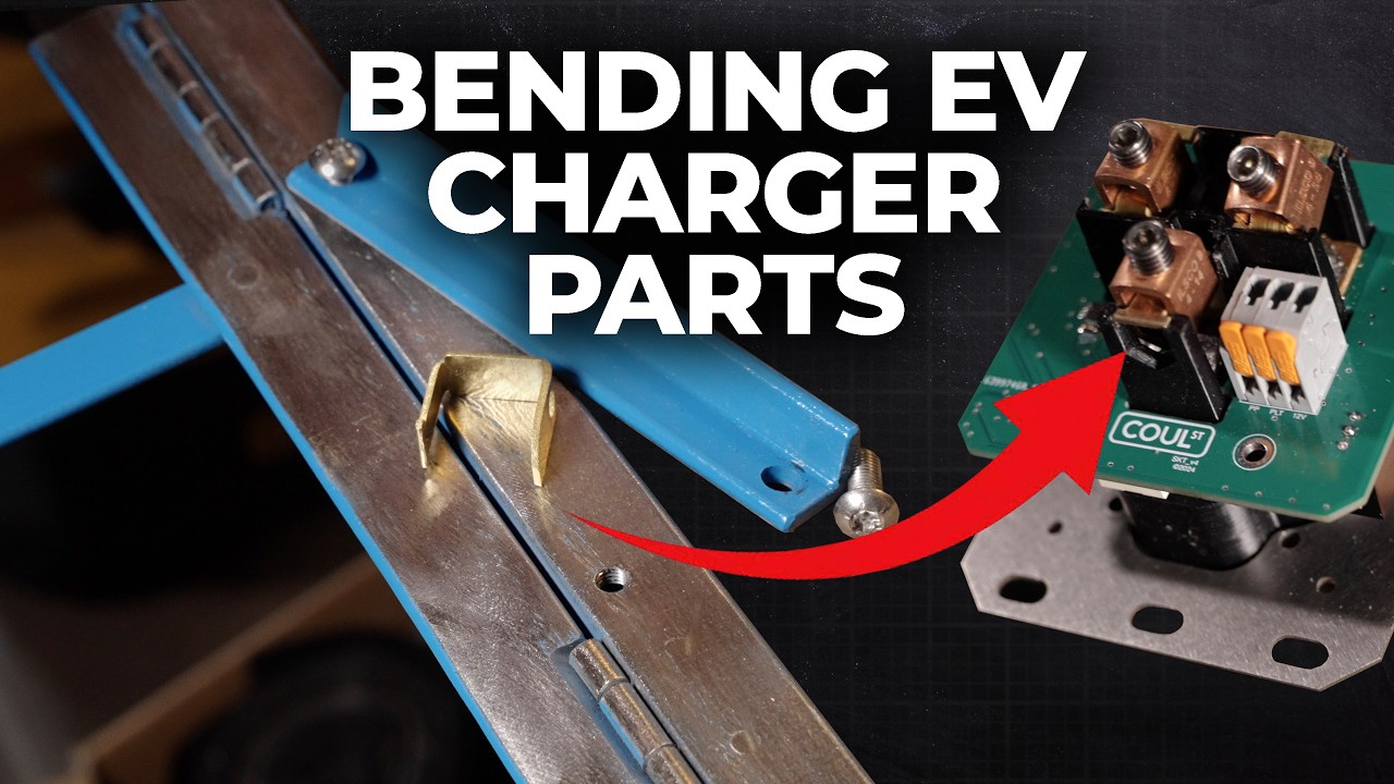 I Built a Mini Bending Brake to Build an EV Charger - YouTube