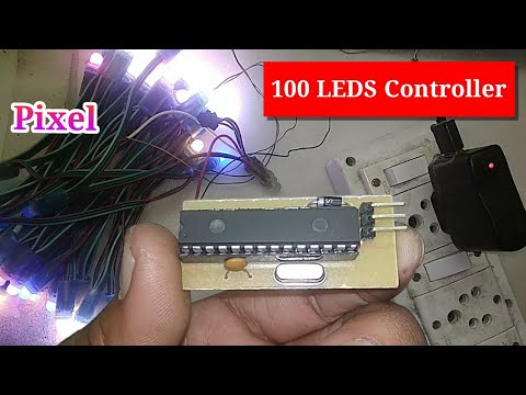 Pixel LED With Controller Connection | Power Supply with Mobile Charger ...