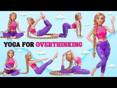 Yoga for Overthinking with Rapunzel | Gentle Full Body Flow to Release Stress