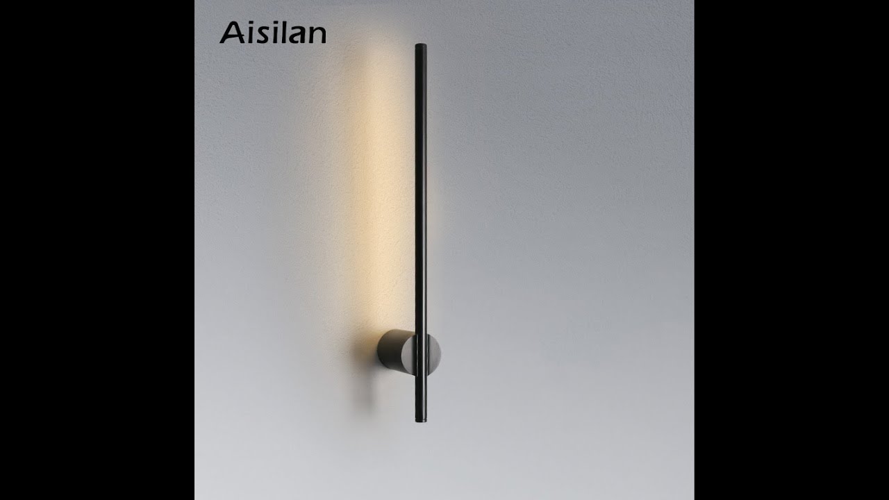 LED Tube Wall Lamp | Unique Indirect Lighting Fixture #Shorts - YouTube