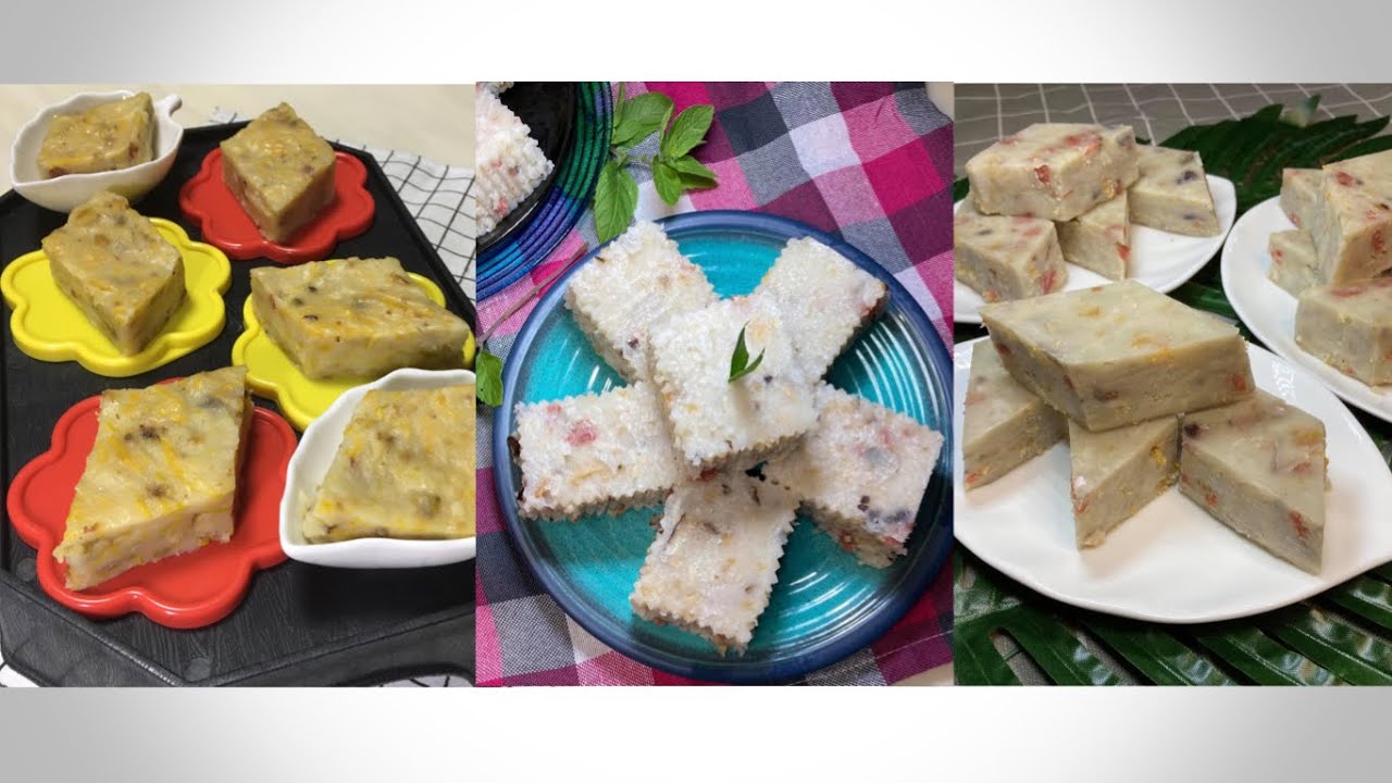 3 款最容易做的蒸糕点食谱 | 香喷喷超美味又好吃 | 3 Easy Steamed Kuih Recipes - YouTube