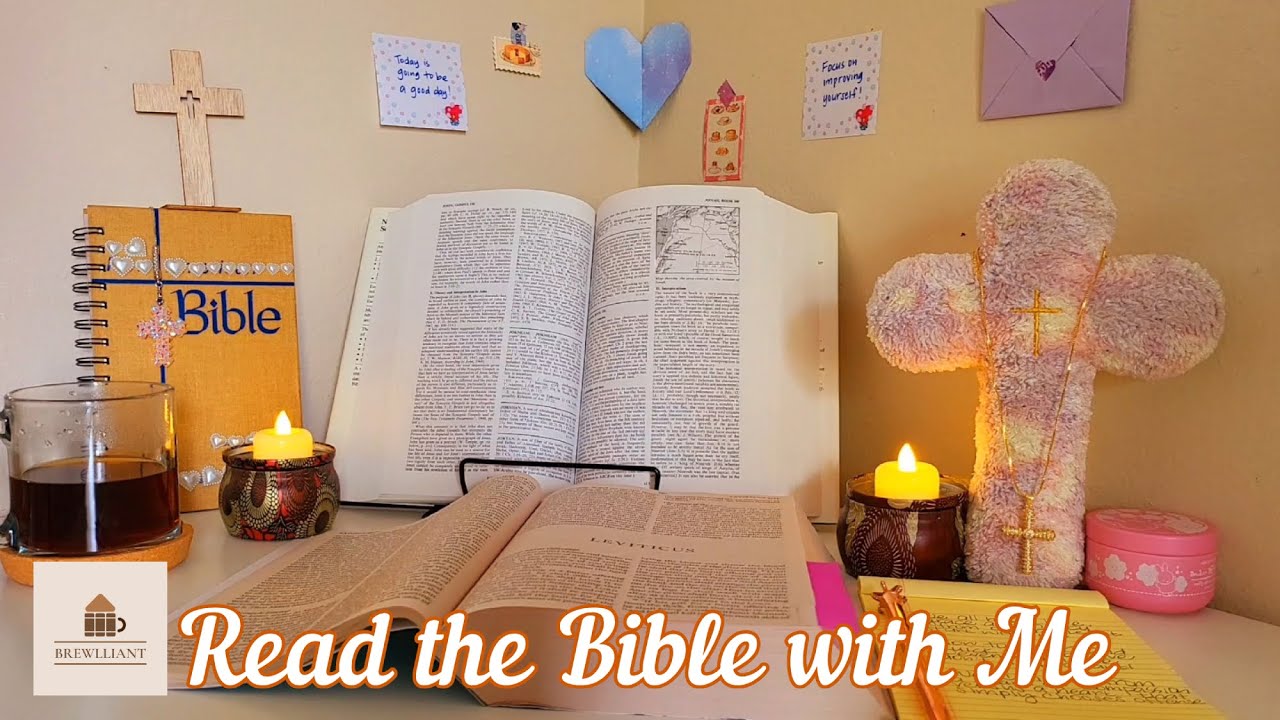 Read the Bible with Me 30 min Reading River Sound Background with ...