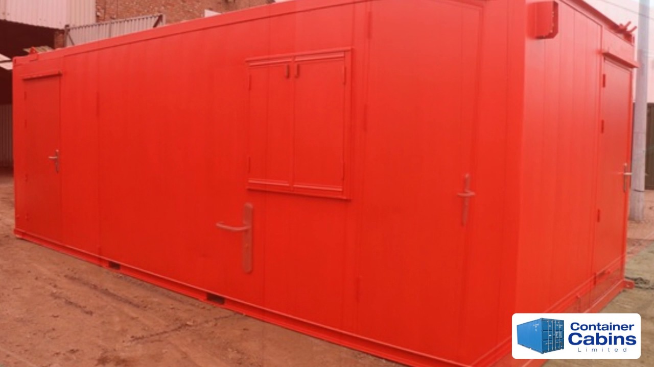 24ft x 10ft Security gate turnstile Cabin - YouTube