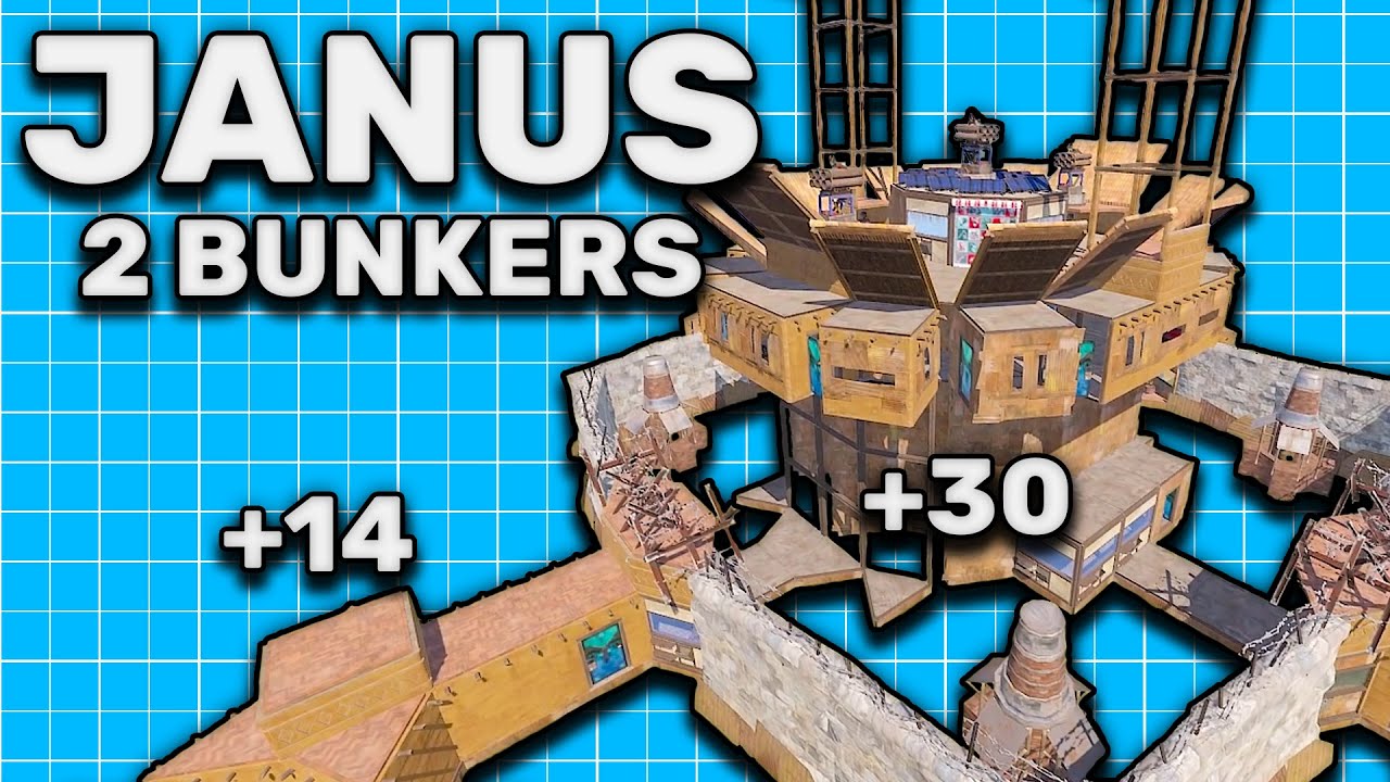 JANUS CLAN BASE 2 BUNKERS + 4 OPCIONALES PARA 4 - 6 PERSONAS LOW UPKEEP ...