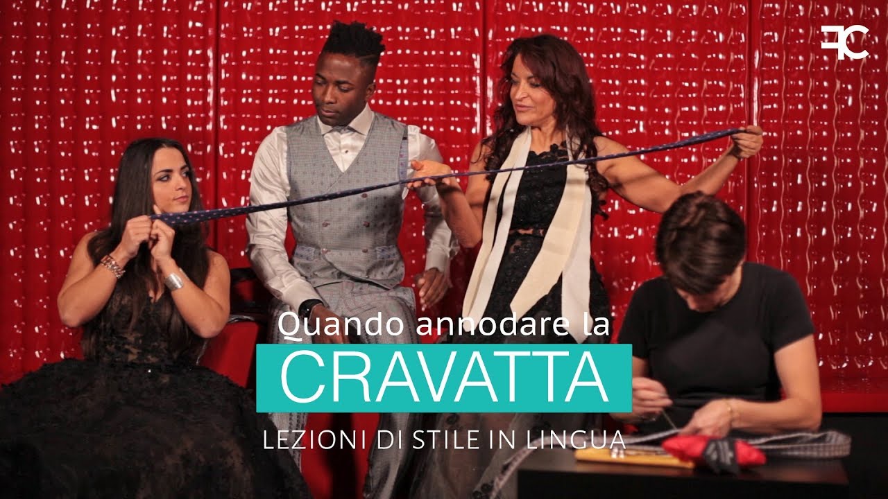 TUTORIAL CRAVATTA | NODO WINDSOR | #19 LEZIONE DI STILE IN LINGUA - YouTube