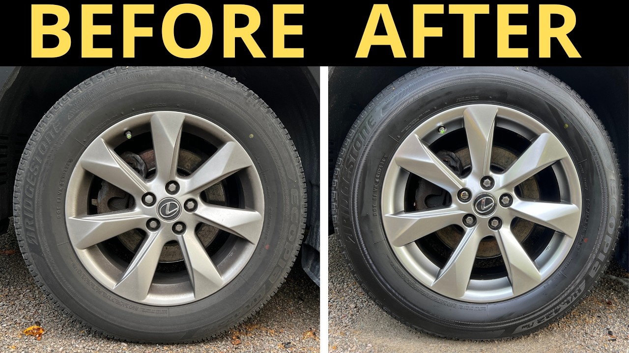 Make Your BROWN Tires LOOK BRAND NEW with This Simple Trick - YouTube
