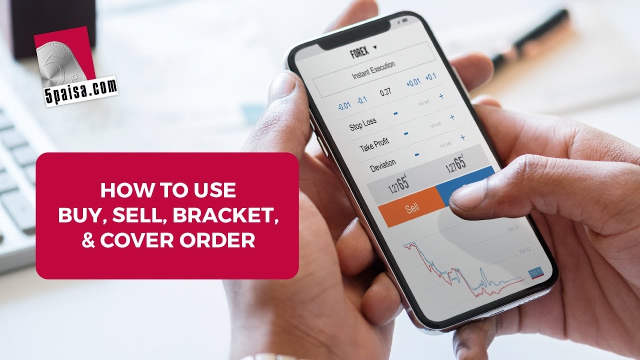 How to use Buy, Sell, Bracket, & Cover order | 5paisa - YouTube