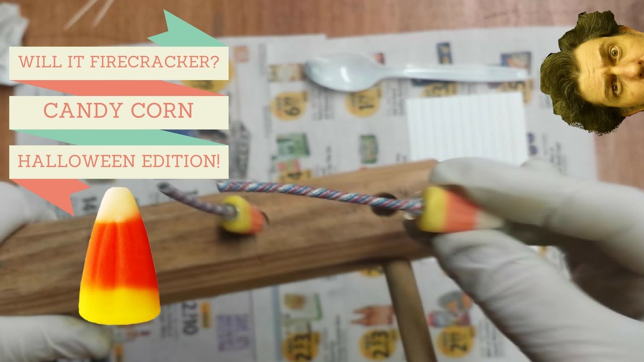 Will It Firecracker? Candy Corn vs Flash Powder - Halloween Special ...