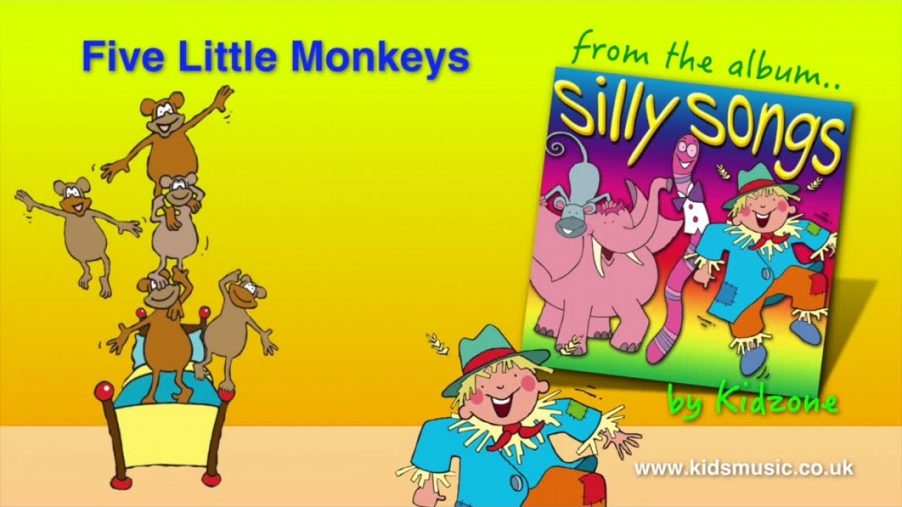 Kidzone - Five Little Monkeys - YouTube