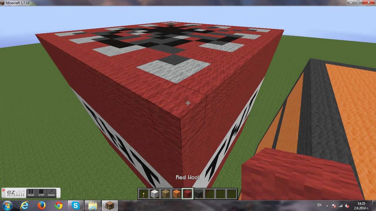 minecraft giga blocks tnt, chest and torch - YouTube