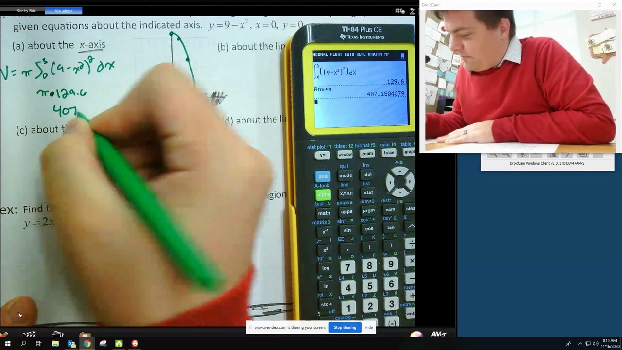 AP Calculus AB/BC - Volume with Disc & Washers - YouTube