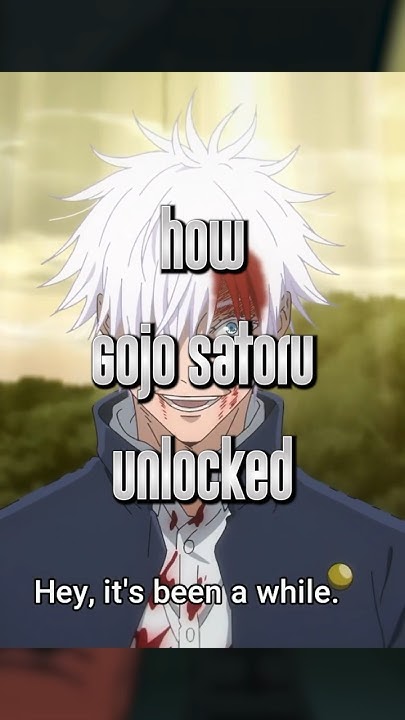 The Marvels of Gojo Satoru's Reverse Cursed Technique! #jujutsukaisen # ...