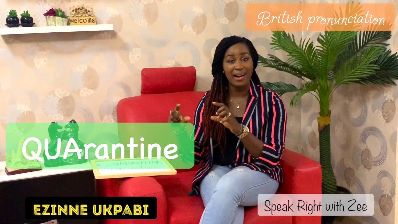 HOW TO PRONOUNCE "QUARANTINE" - YouTube