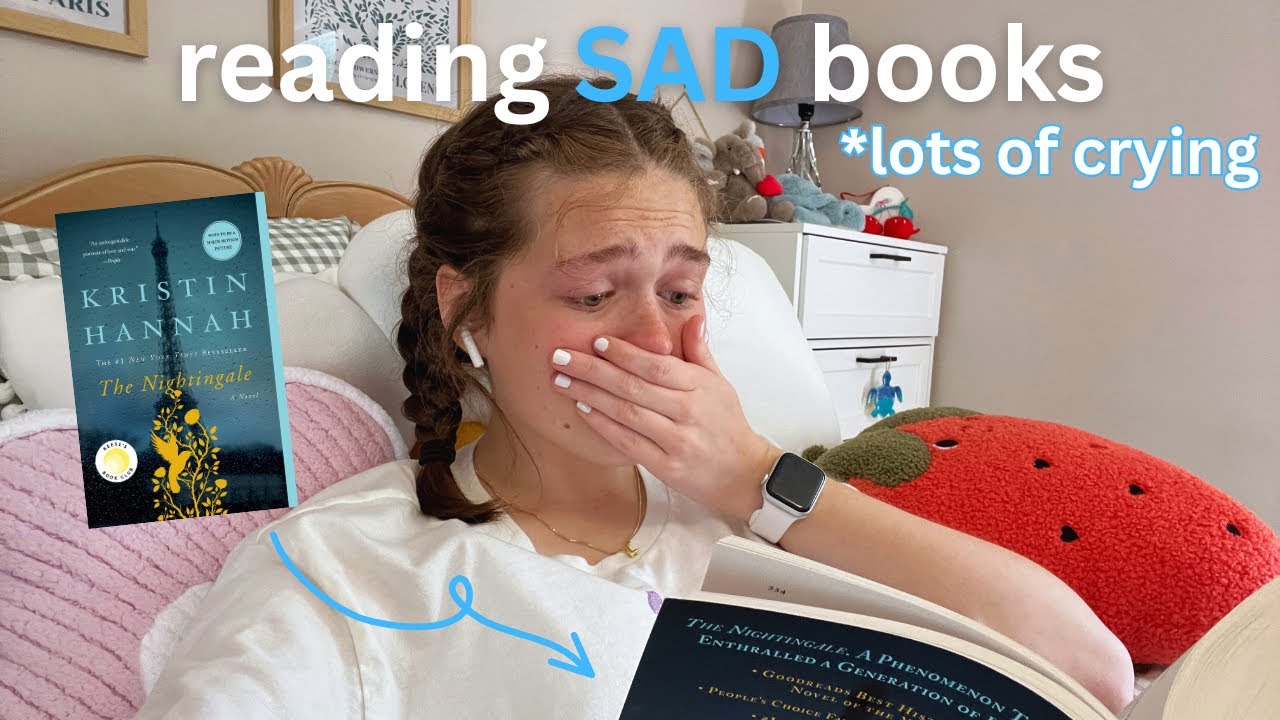 Reading ONLY sad books (cried my eyes out) - YouTube