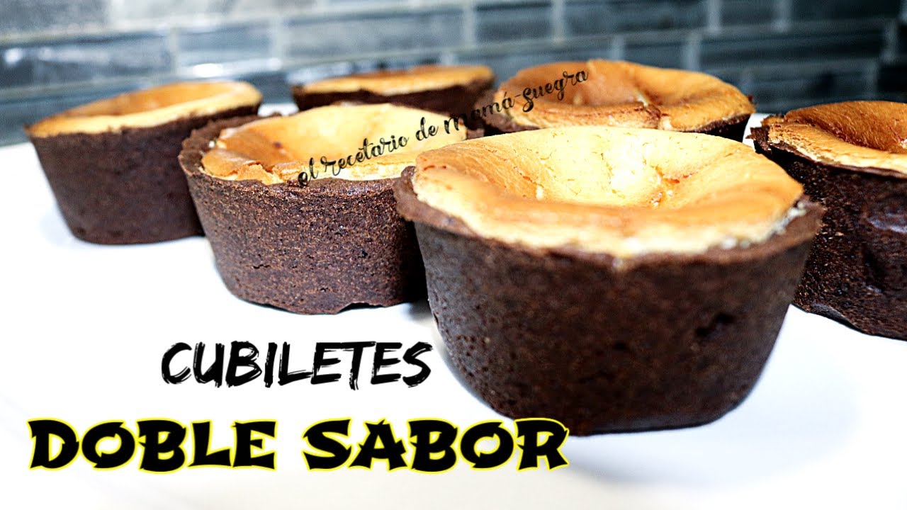 CUBILETES DOBLE SABOR/COMO HACER/RECETA FÁCIL - YouTube