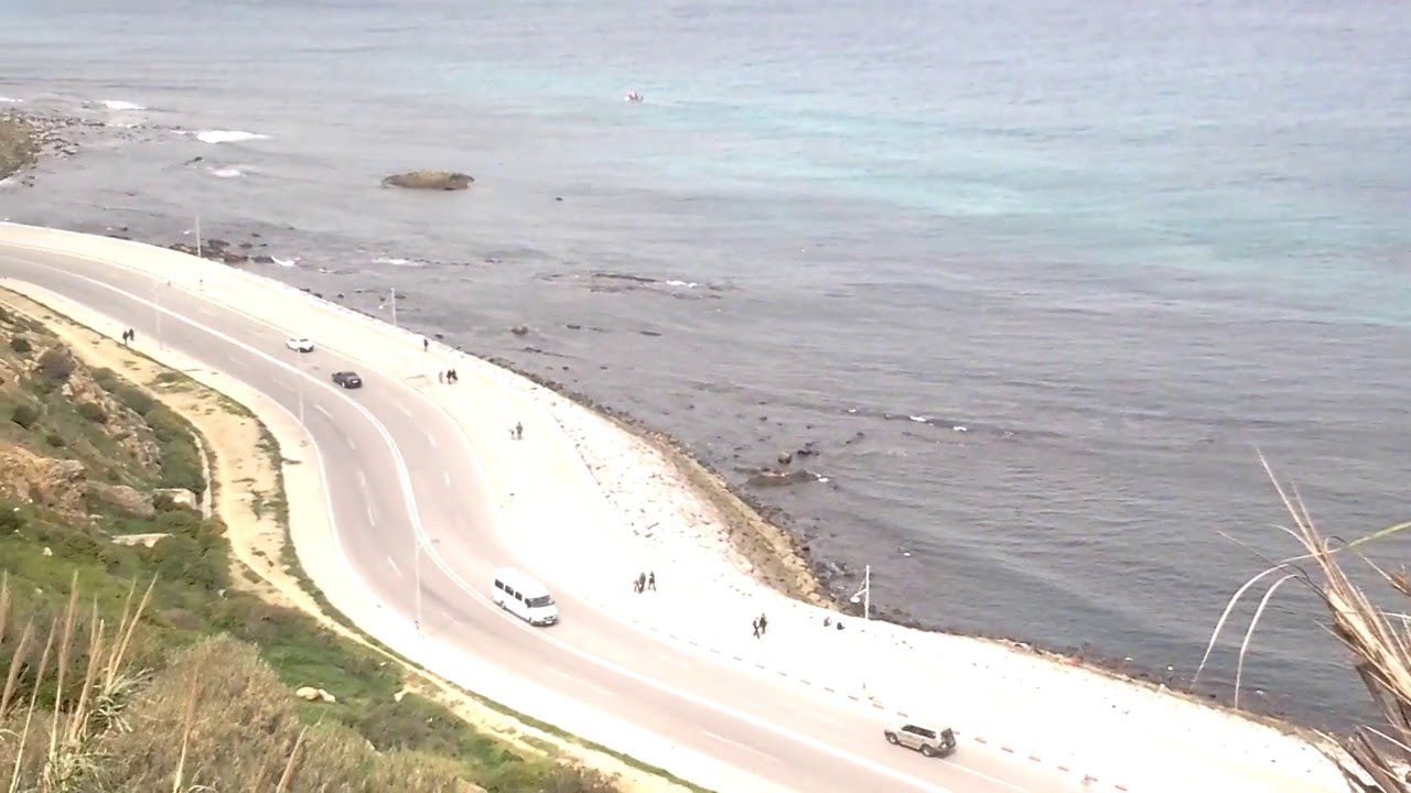 Belle vue sur Merkala à partir du café Hafa/Tanger - YouTube