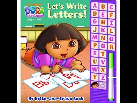 DORA THE EXPLORER "Lets Write Letters" INTERACTIVE - YouTube