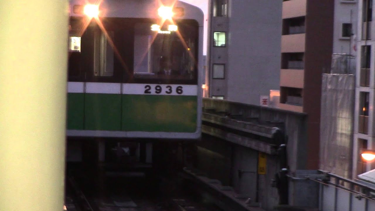 Osaka Municipal Subway 20 Series [Chuo Line] (Arriving Osakako) - YouTube