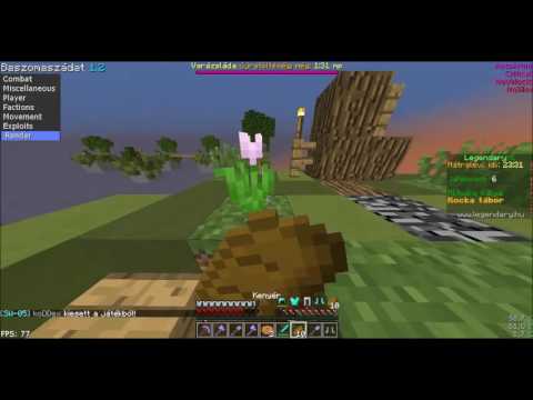 Fly Hack Legendarymc skywars szerverén ~ Kolorado - YouTube