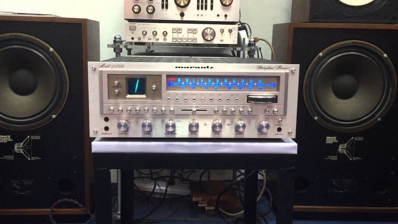 Vintage Marantz Model 2500 receiver - YouTube