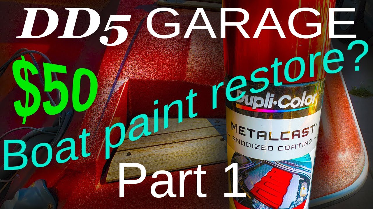 Faded metallic Flake restoration: 1979 Hydra Sports Bass Boat - YouTube