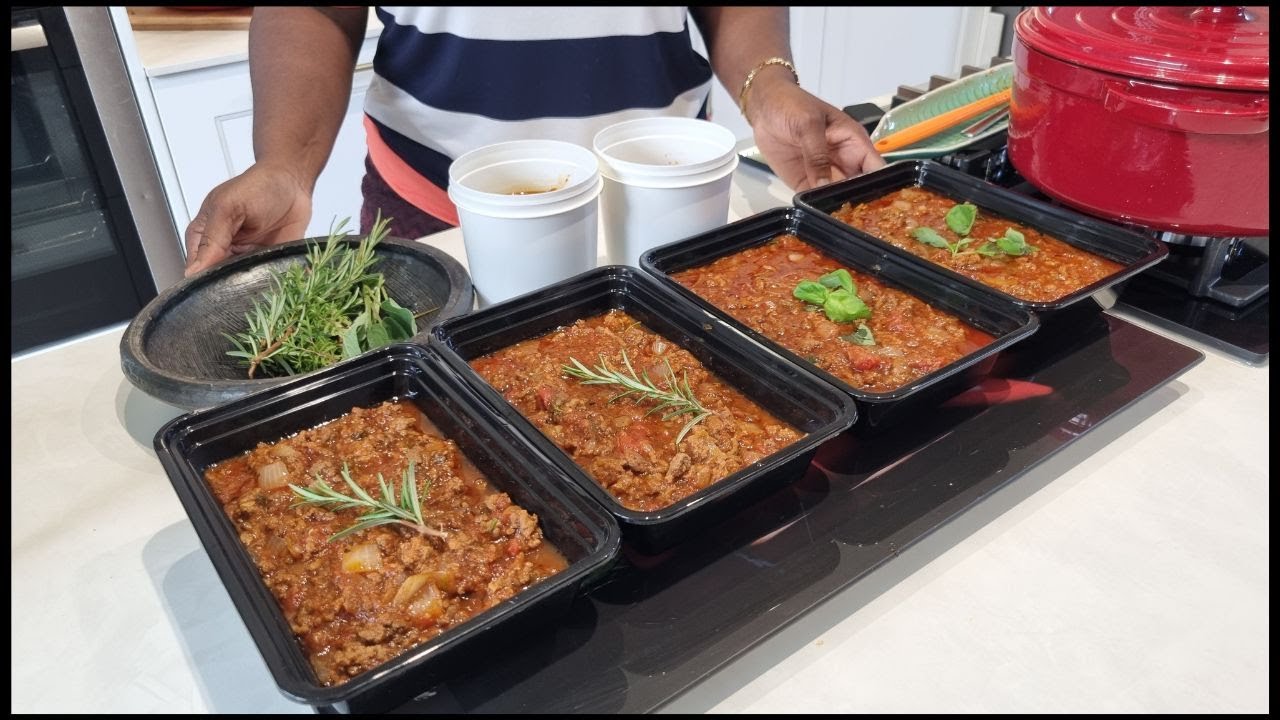 Mincemeat base sauce meal prep- EP 1 - YouTube