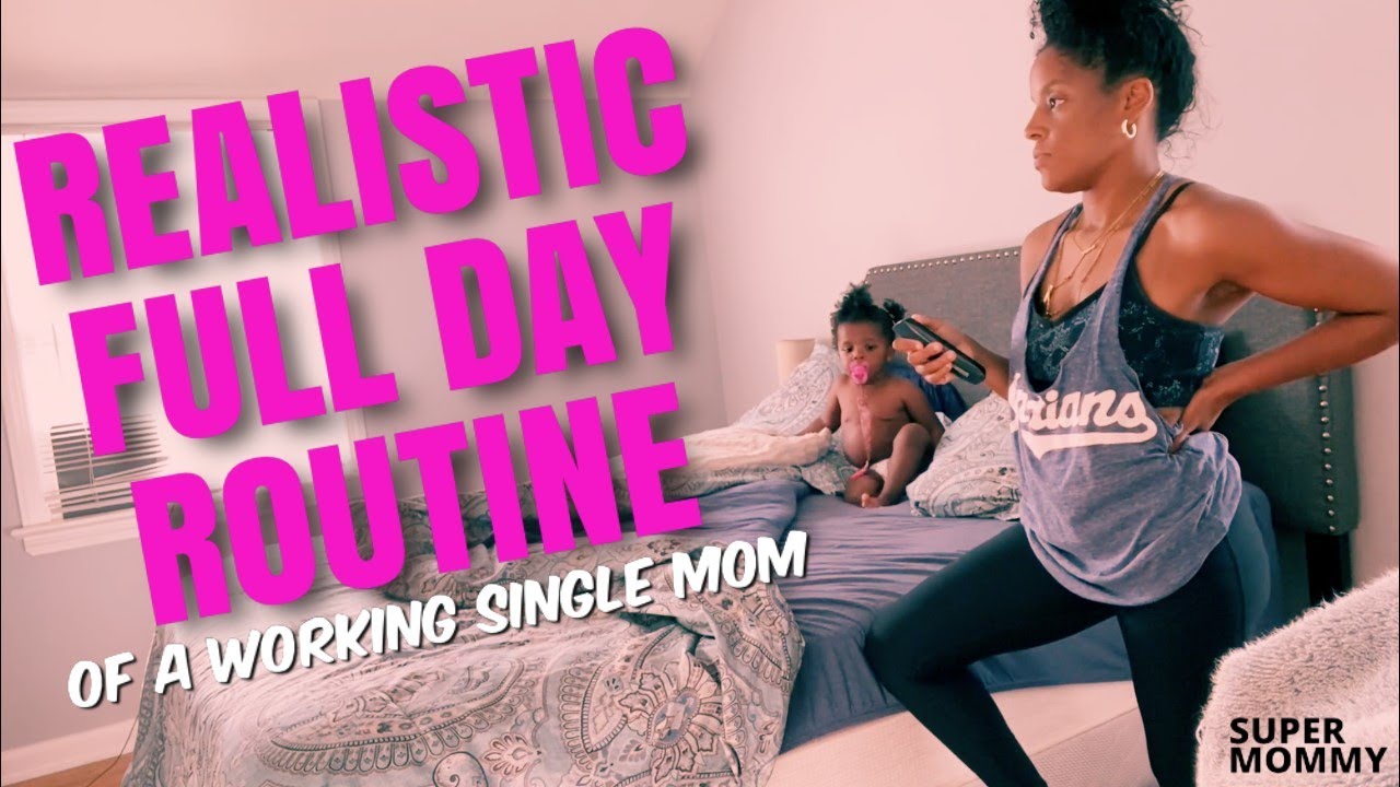 REALISTIC Full Day Routine of a WORKING Single Mom of Toddlers | DITL ...