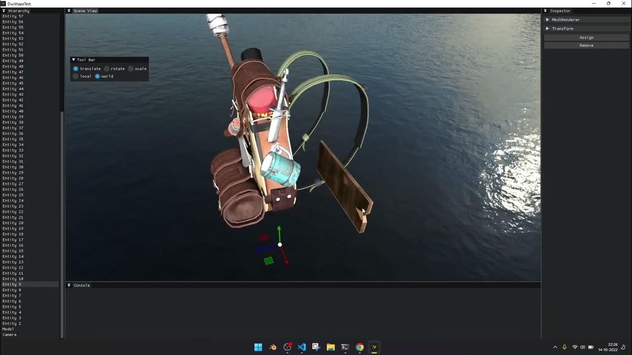 Ducktape | C++ OpenGL Game Engine progress - YouTube