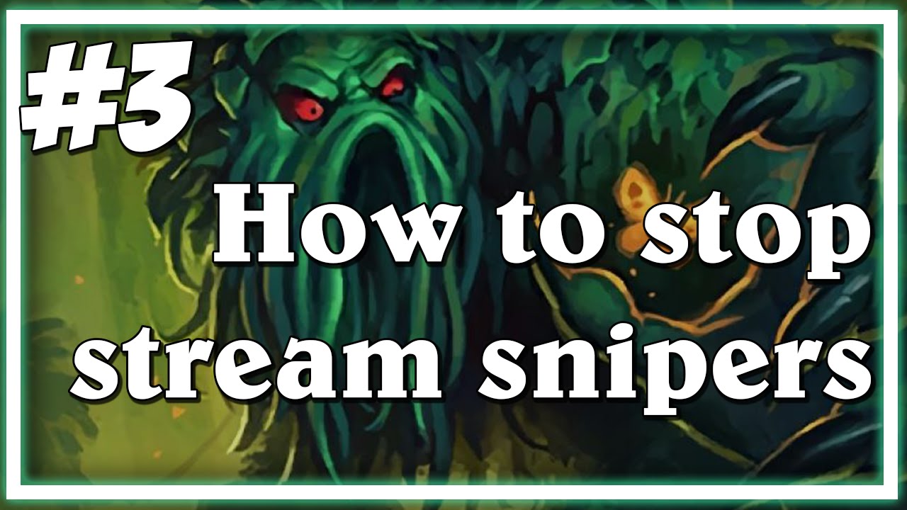 How to stop stream snipers (BogChamp Shaman #3) - YouTube