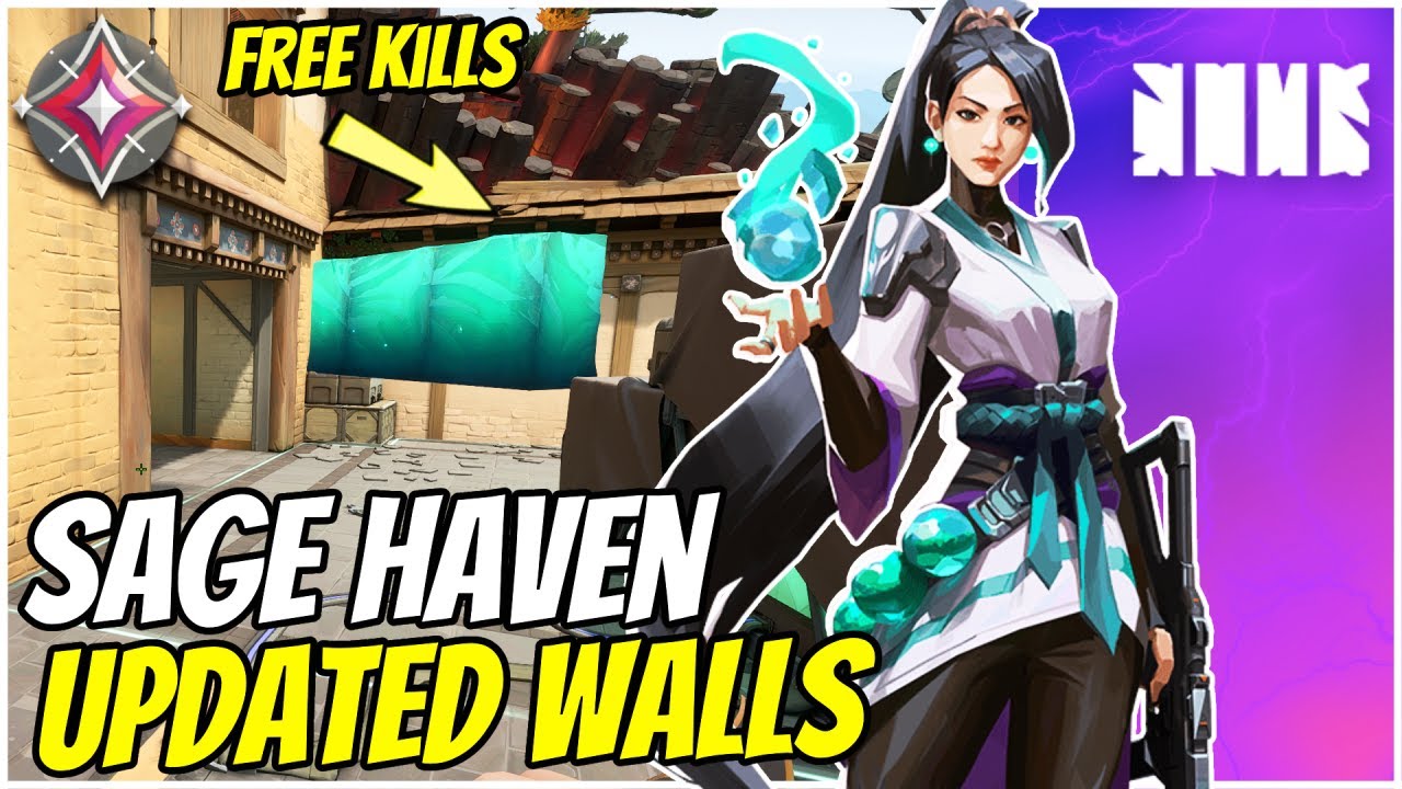 Updated Sage Haven Must Know Wall Boosts - Valorant Guide - YouTube