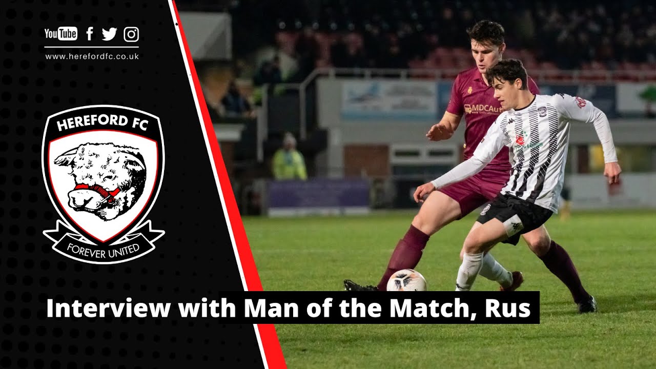 INTERVIEW | Man of the Match, Marco Rus, After Chorley - YouTube