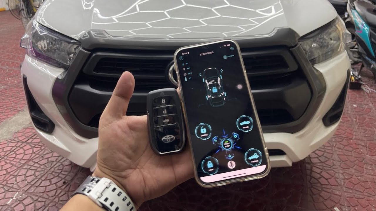 Remote start your Toyota hilux! 🫰 - YouTube
