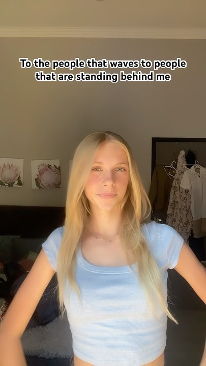 I always wave back 😭🤚🏻 #shorts #trending #relatable #reels - YouTube
