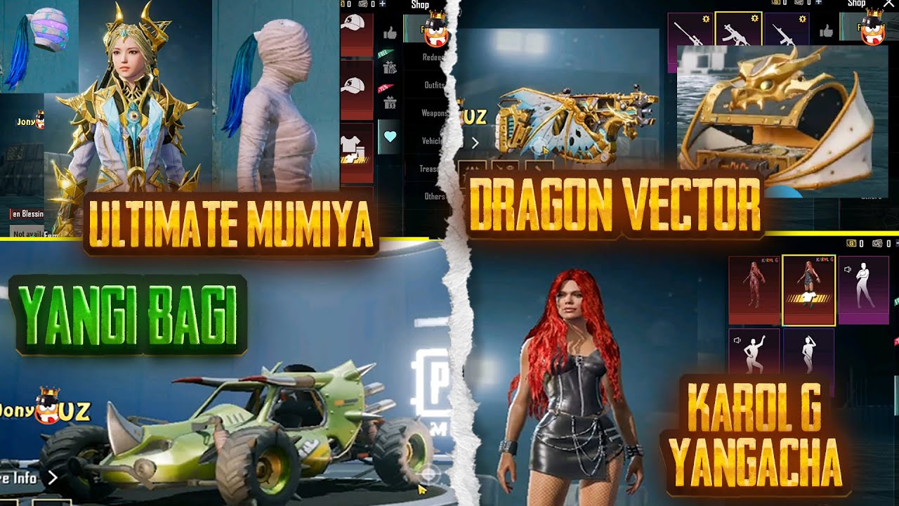 TO'LIQ KEYINGI MUMIYA, VECTOR, ULTIMATE, AMR BOMBA SKINLAR - YouTube