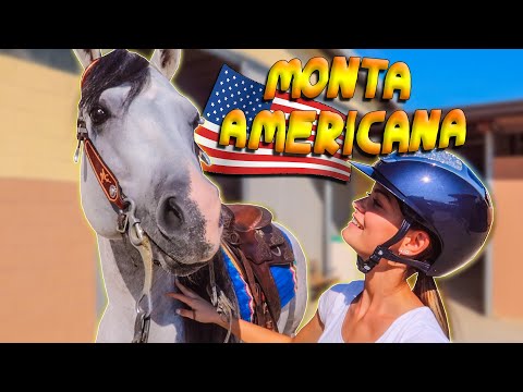 SELLO un CAVALLO DA MONTA AMERICANA per la PRIMA VOLTA! 😍