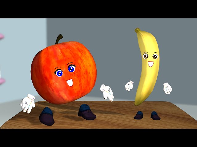 I Like to Eat Apples and Bananas Fruits Song ! Nursery Rhymes with Noodle Kidz - Videos For Kids