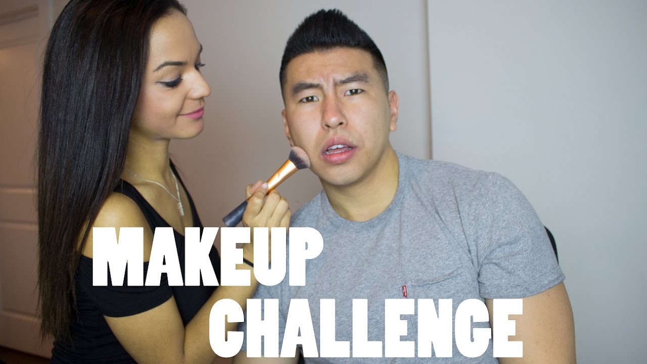 MAKEUP CHALLENGE!!! - YouTube