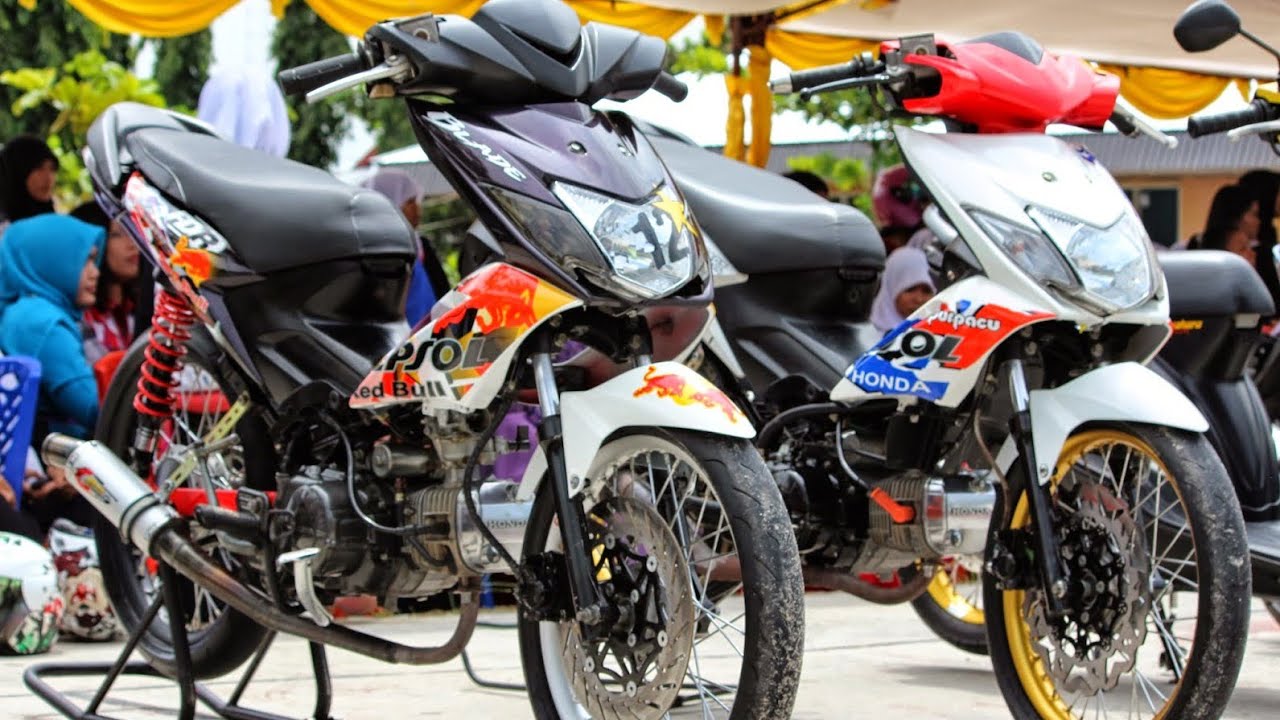 Kumpulan modifikasi Honda Blade 110 keren sadis - YouTube