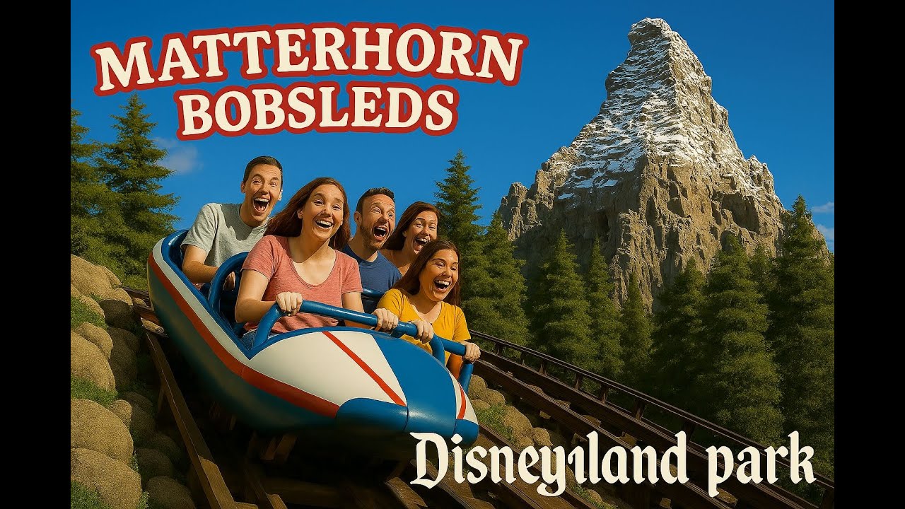 Matterhorn Bobsleds at Disneyland 🏔️ Epic Ride Through the Alpine ...