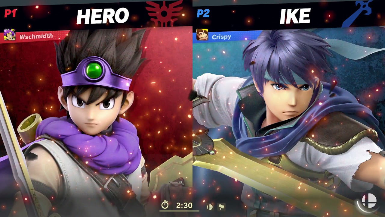 SSBU DLC | Hero Gameplay | No Commentary - YouTube