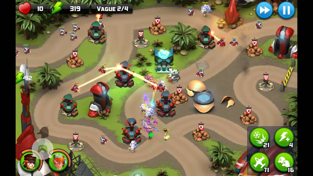 Alien Creeps TD : 1st event "Roussi" - YouTube