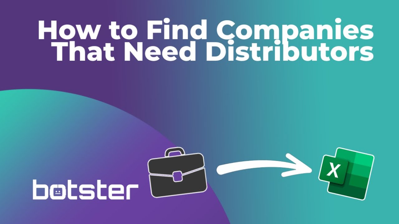HOW TO FIND COMPANIES LOOKING FOR DISTRIBUTORS | MAKE A LIST OF ...