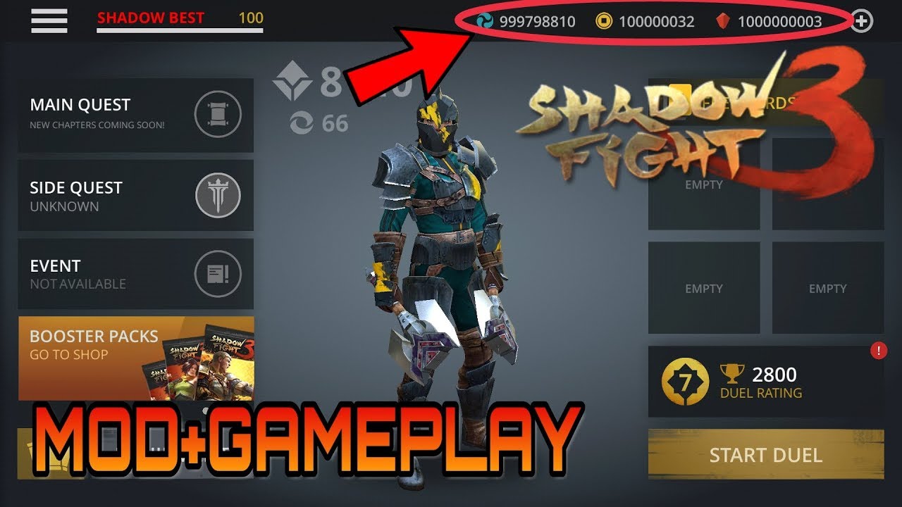 💥💥Shadow Fight 3 MOD APK+GAMEPLAY💥💥 - YouTube