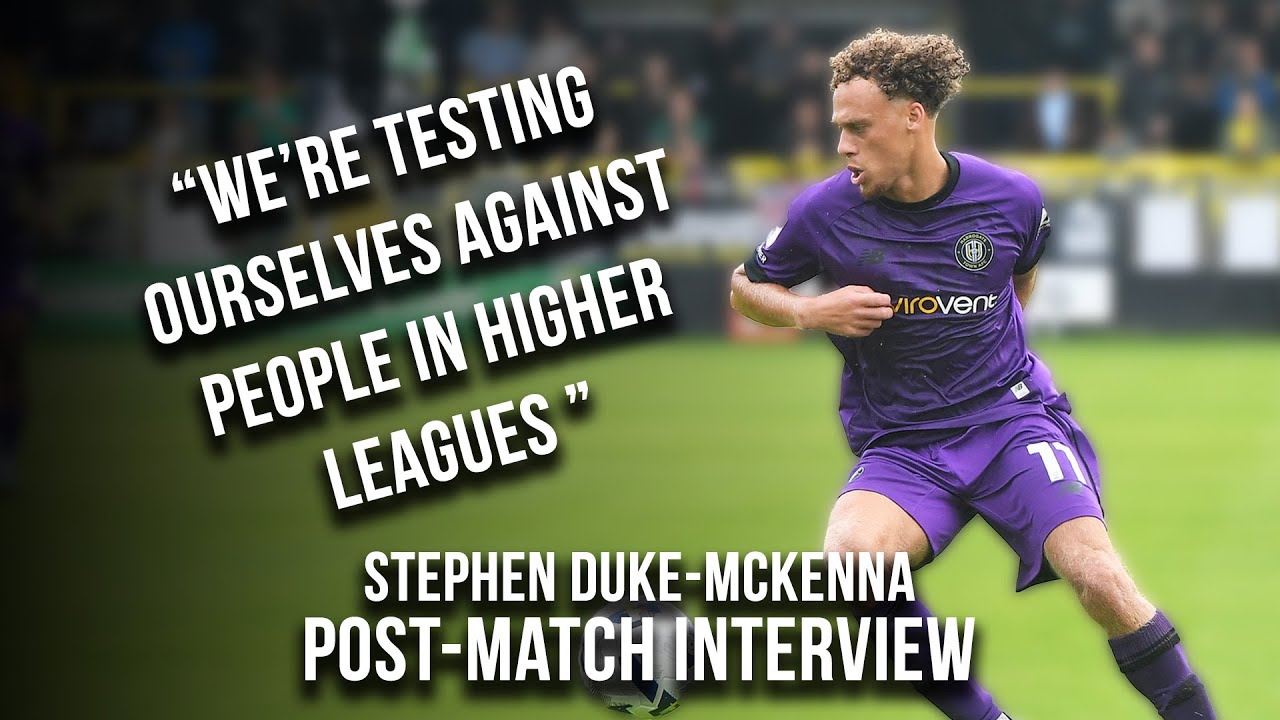 POST MATCH // Stephen Duke-McKenna after today's pre-season fixture ...