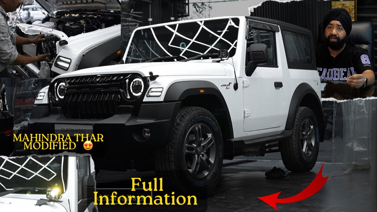 MAHINDRA THAR 4X4 FULL MODIFIED 🚀🔥 - YouTube
