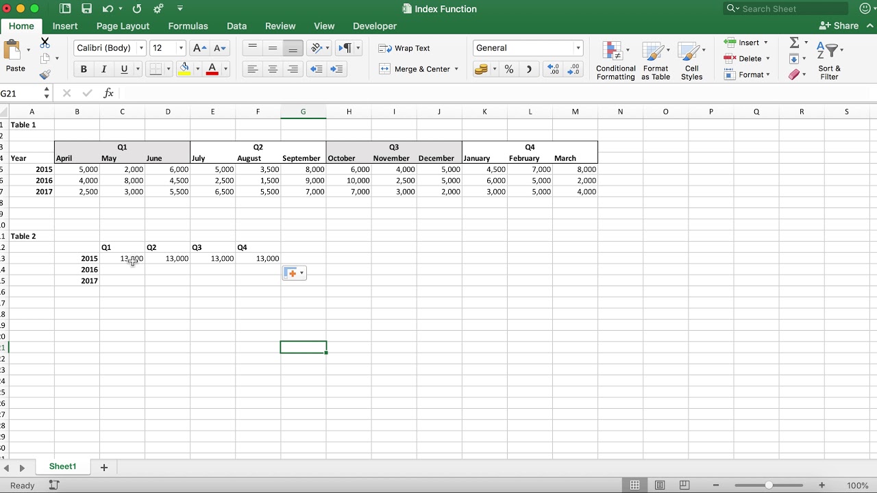 Fusing Together The SUM And Index Function Excel Tutorial YouTube Fusing Together The SUM And Index Function Excel Tutorial YouTube