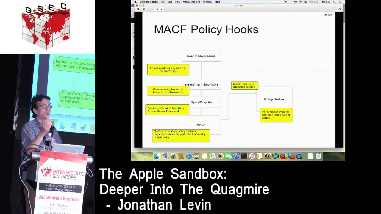 #HITBGSEC 2016 SG Conference Track D1 - The Apple Sandbox: Deeper Into ...