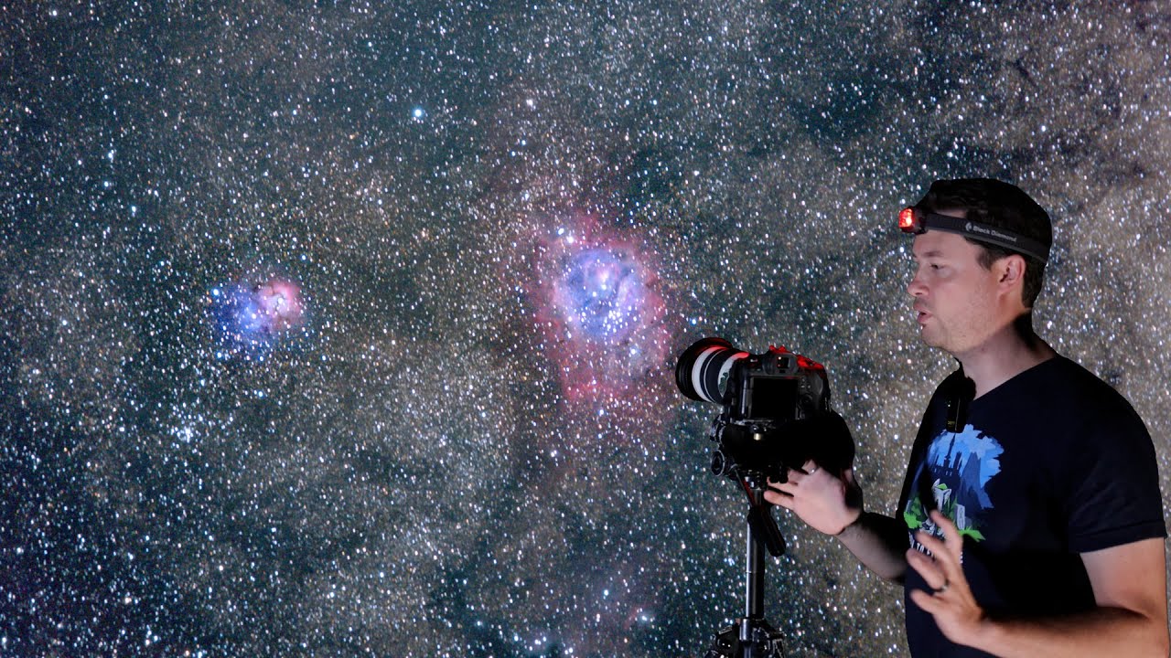 Photographing The LAGOON & TRIFID NEBULAE With NO TRACKER, Just A ...